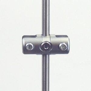 VERTICAL SUPPORT DOUBLE – For panels up to 7mm (1/4") thick. (Use with ...