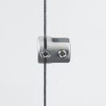 VERTICAL SUPPORT SINGLE – For panels up to 10mm (3/8") thick. (Use with ...