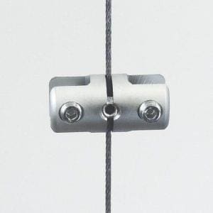 VERTICAL SUPPORT DOUBLE – For panels up to 7mm (1/4") thick. (Use with ...