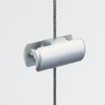 VERTICAL SUPPORT DOUBLE – For panels up to 7mm (1/4") thick. (Use with ...