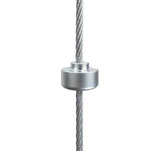 Support for Drilled or Slotted Shelves for 3mm Cable Suspension Systems