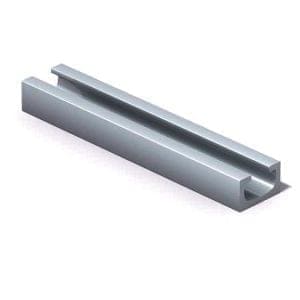 Aluminum Rebate Channel/Rail – for cable/rod ceiling or floor mounting