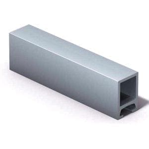 Aluminum Single Sided Channel/Rail – for cable/rod ceiling/floor mounting