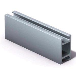 Aluminum Rebate Channel/Rail – for cable/rod ceiling or floor mounting