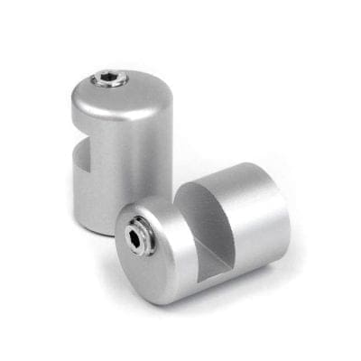 5/8" x 7/8" EDGE-GRIP PANEL SUPPORT – ALUMINUM w/SATIN ANODIZED (w ...