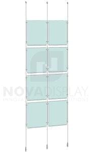 Cable Suspended Easy Access Poster Display Kit #KPI-014