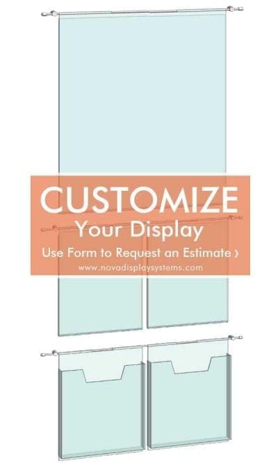Hook-on Acrylic Poster Display Kit #KHPI-014