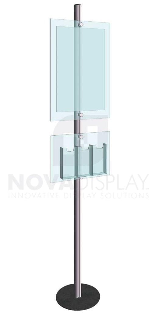INFO-POST DISPLAY STAND KIT #KFIP-009