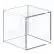 Clear Acrylic Display Case with Open Front and Back | Cable Suspended