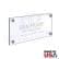 Wall Mounted Acrylic Sign Frame | Laser Cut Clear Acrylic Blanks