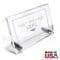 Clear Acrylic Desktop Sign Frame | Laser-Cut Clear Acrylic Blanks